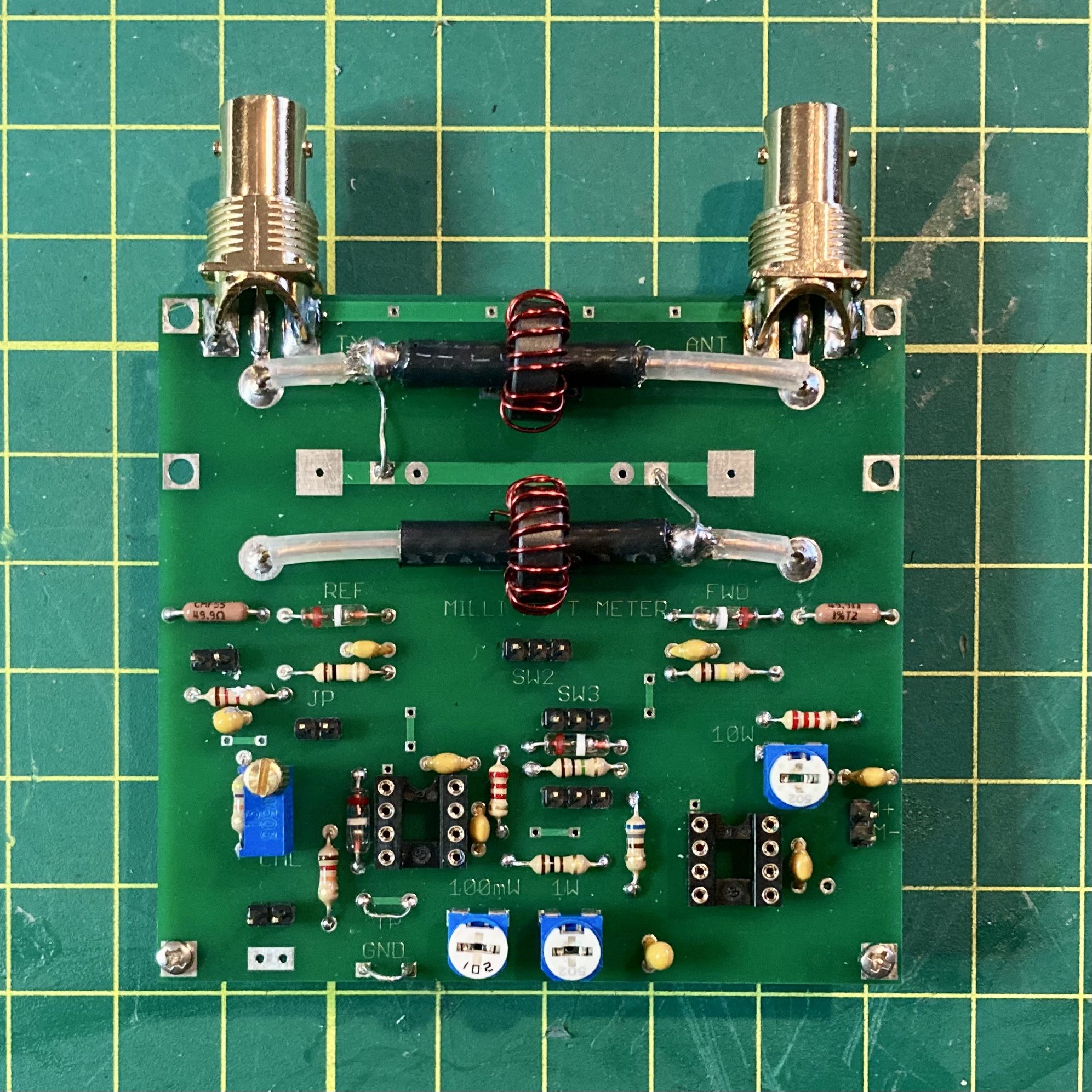 HecKits QRP mW Meter – AB1DQ